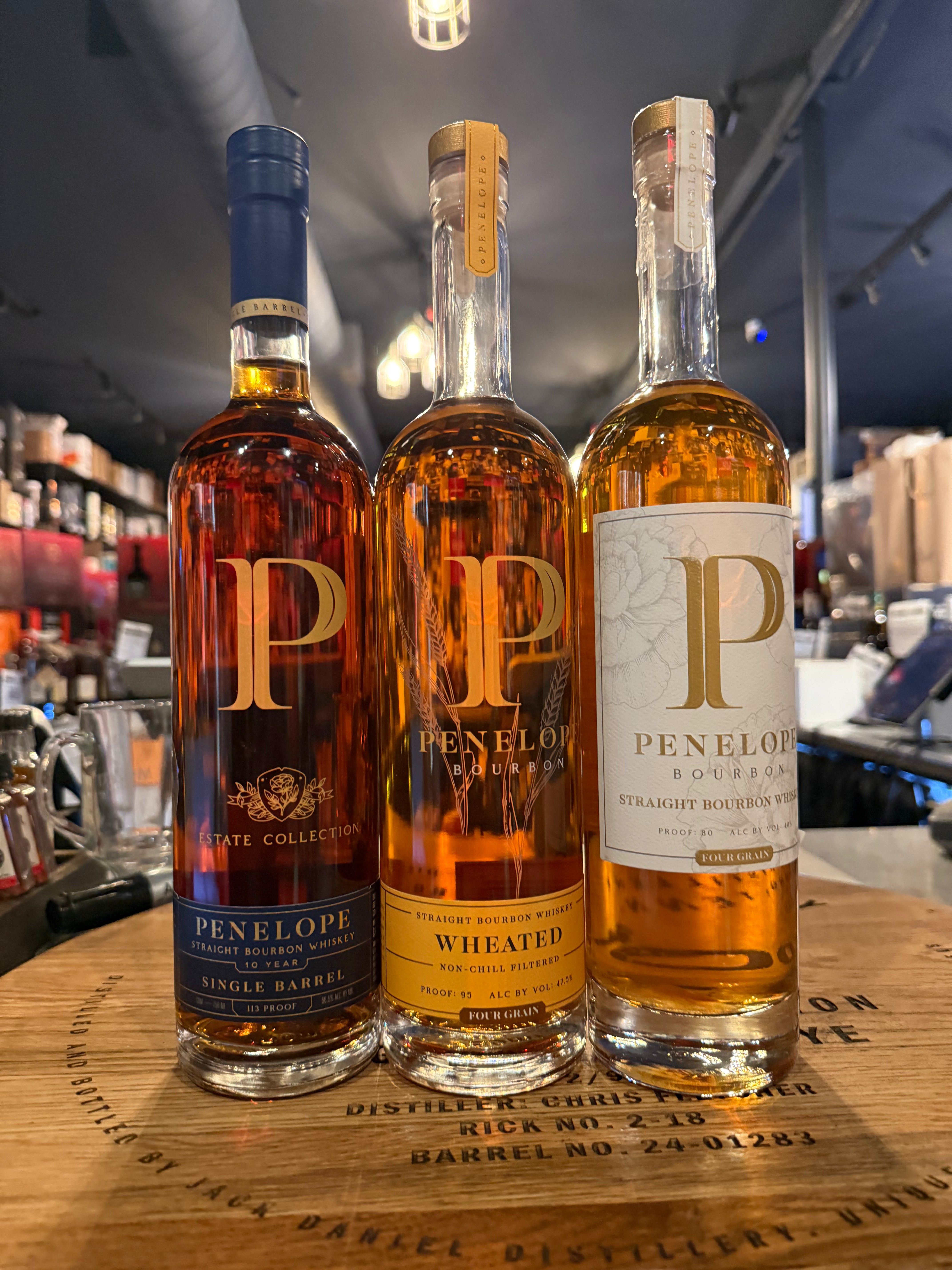 PENELOPE ESTATE COLLECTION 10 YEARS SINGLE BARREL 3 BOTTLES BUNDLE ...